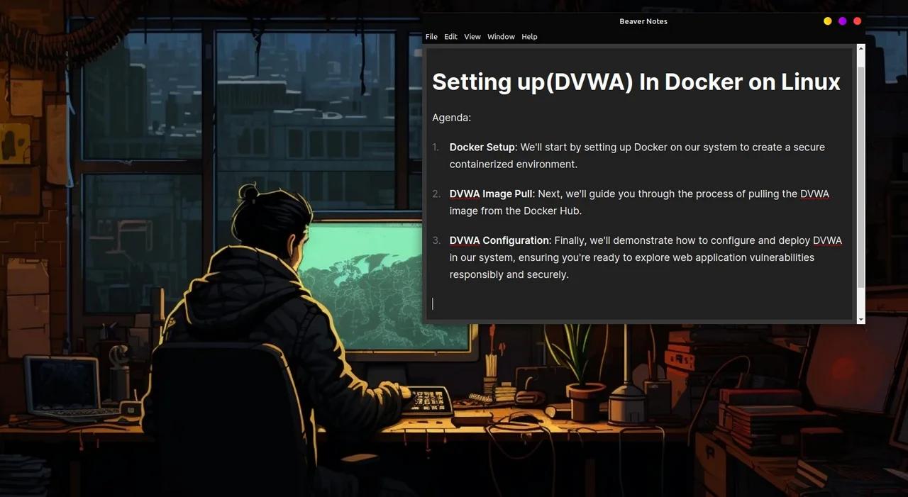 0 - Intro/Setting up the Damn Vulnerable Web Application(DVWA) In Linux Using Docker