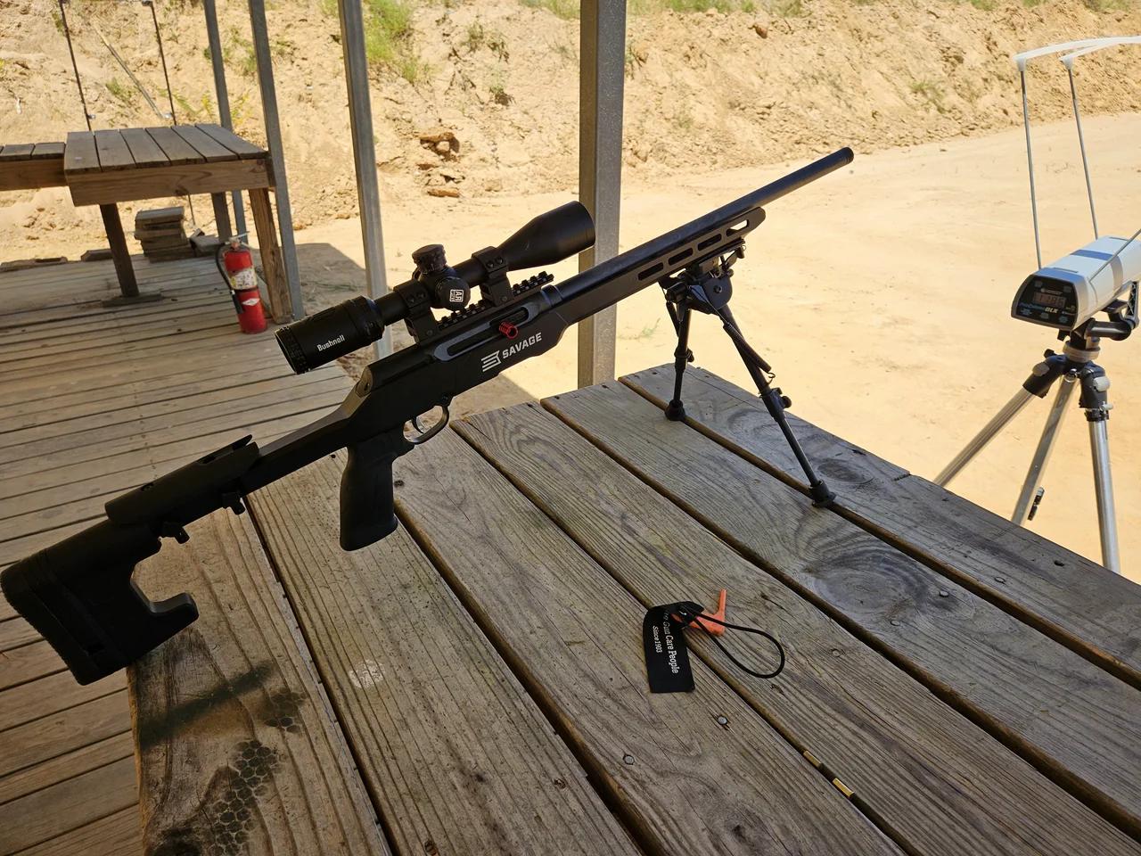 Savage A22 Precision Muzzle Velocity: 22lr from a 18" Barrel