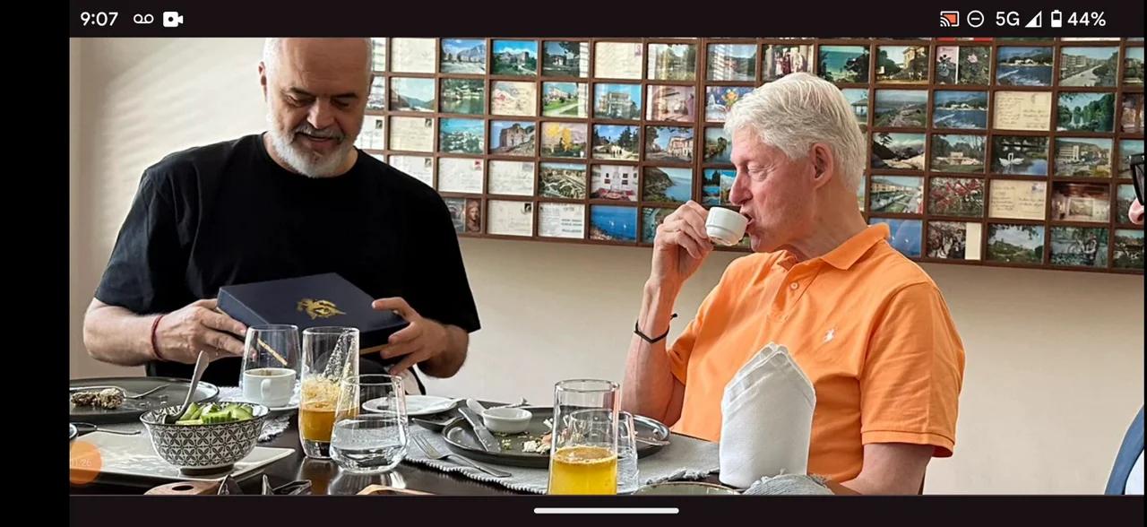Soros "Meeting" With Clinton and Edi Rama