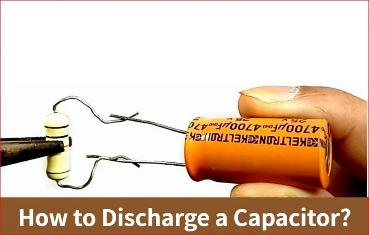 Capacitor discharge time - how to calculate with examples