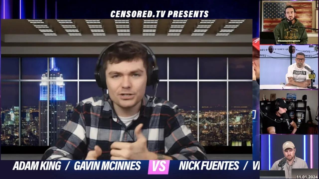 Nick Fuentes vs. Gavin McInnes - Zionism Debate (Audio Compression ...