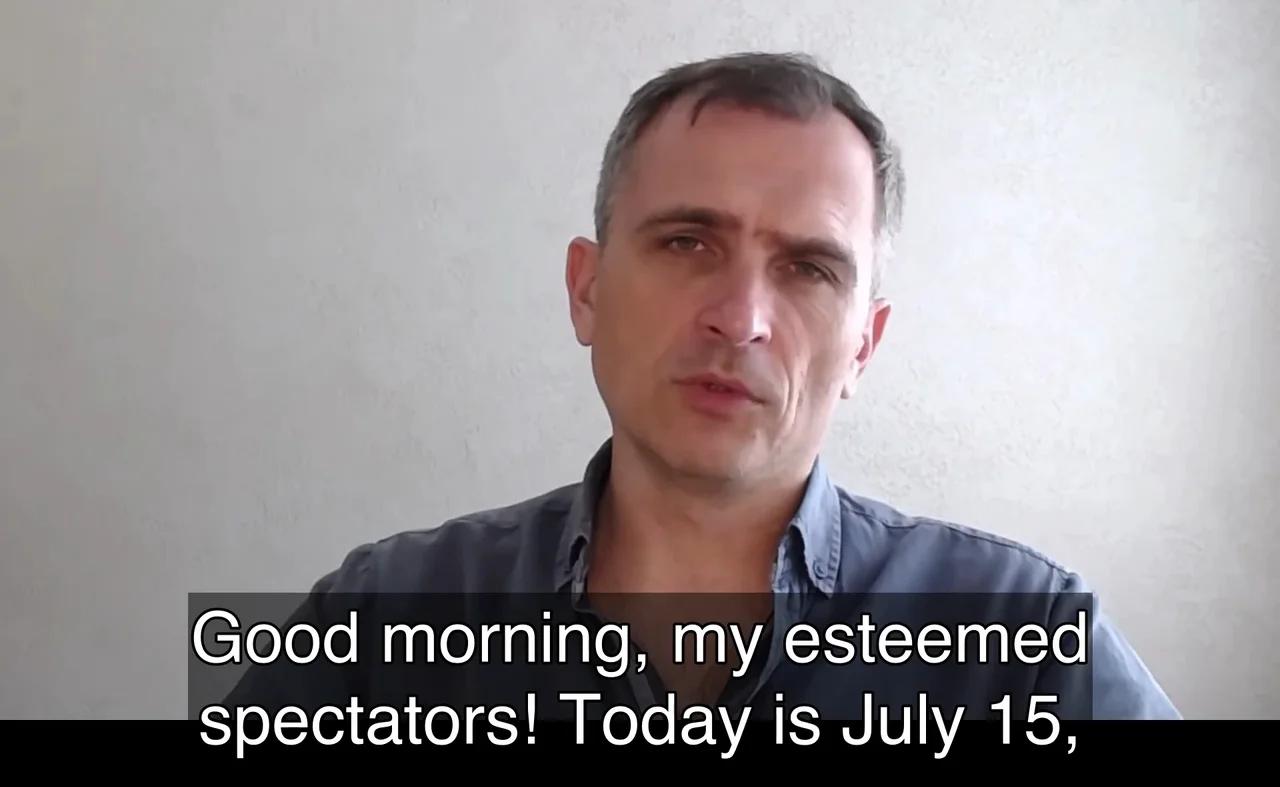 15.07.2022 : WAR BRIEFING by Yuri Podolyaka