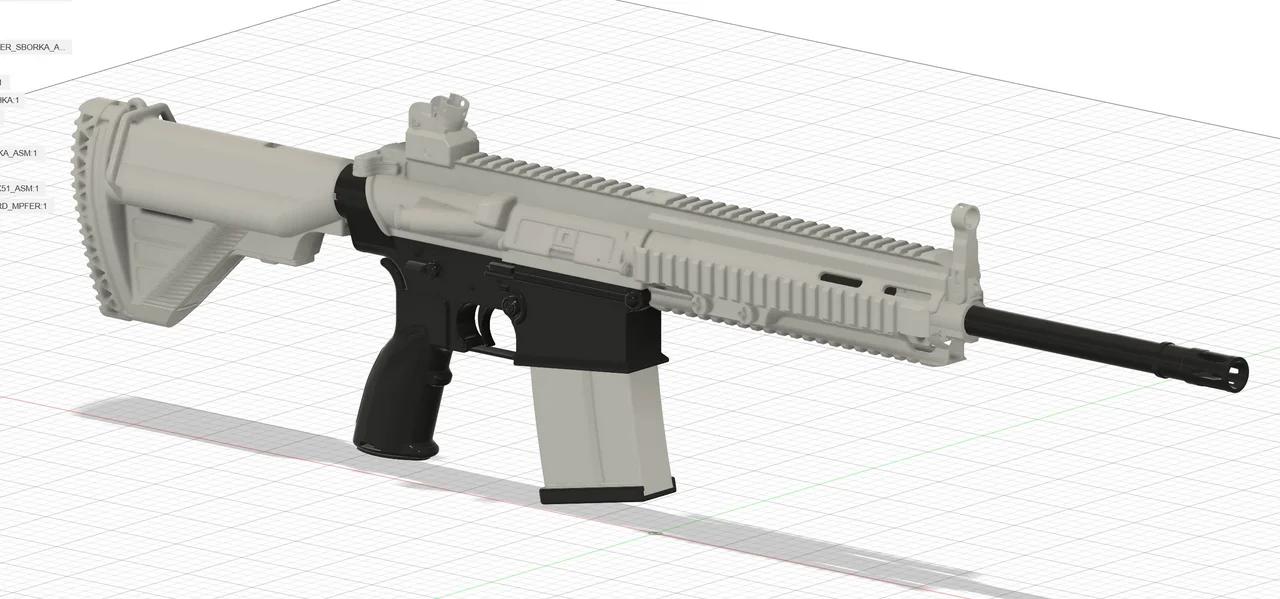 H&K 417 Reference Model