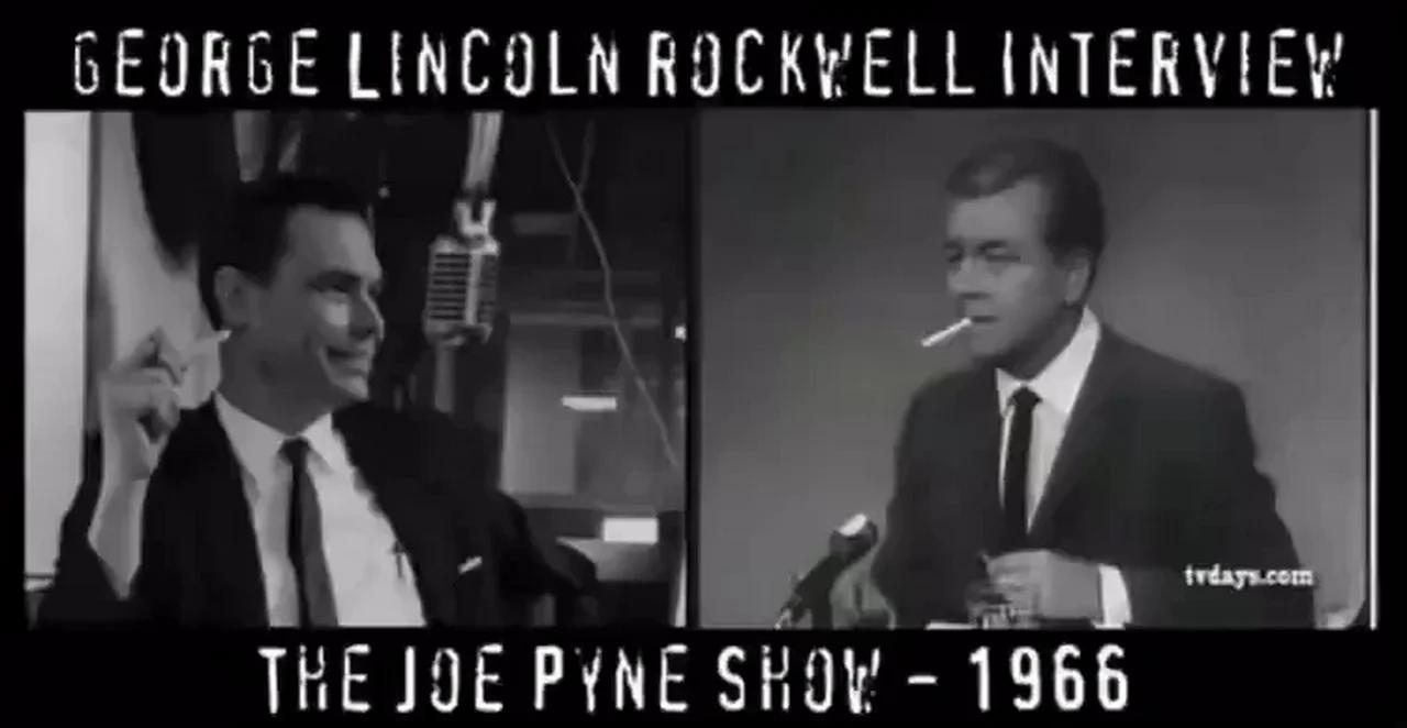 (1967) George Lincoln Rockwell talks about his awakening after being in ...