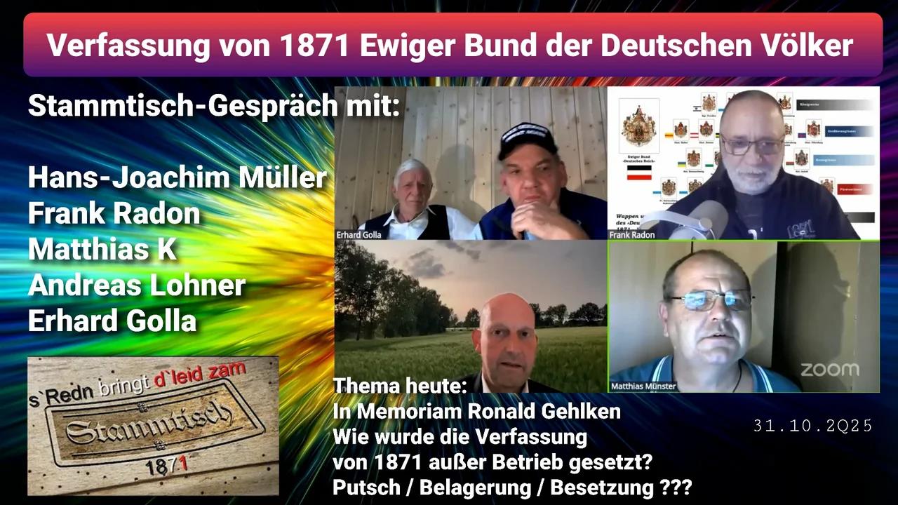 Hans-Joachim Müller im Gespräch mit Frank Radon,Matthias Münster,Erhard ...