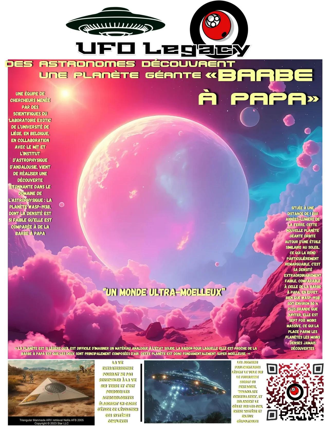 C'est quoi cette histoire de planète « barbe à papa C'est quoi cette histoire de planète « barbe à papa