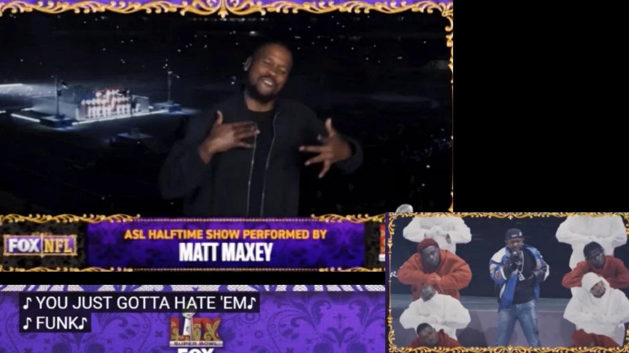 2025 Super Bowl Half time ASL