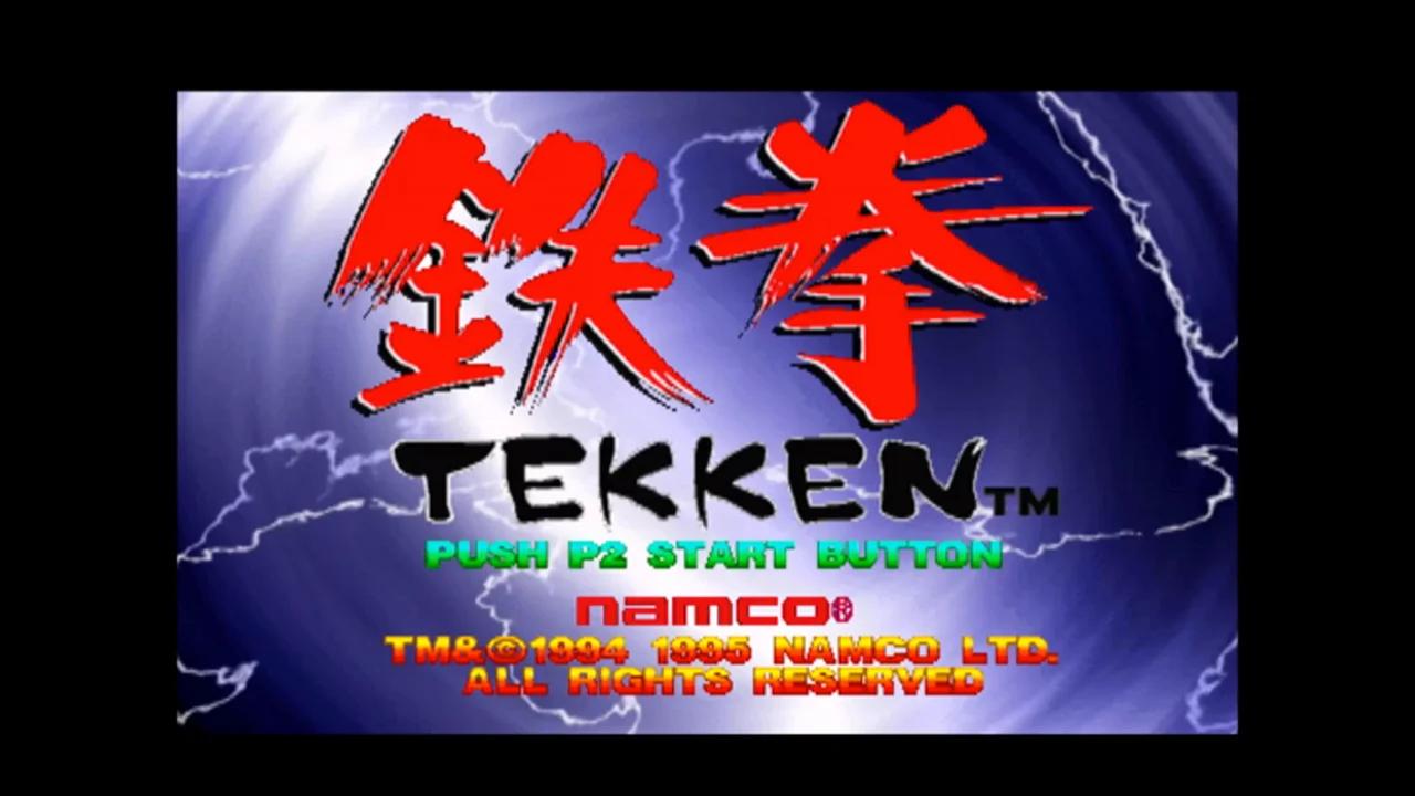 鉄拳 Tekken - Attract Mode & Title Screen (PlayStation)