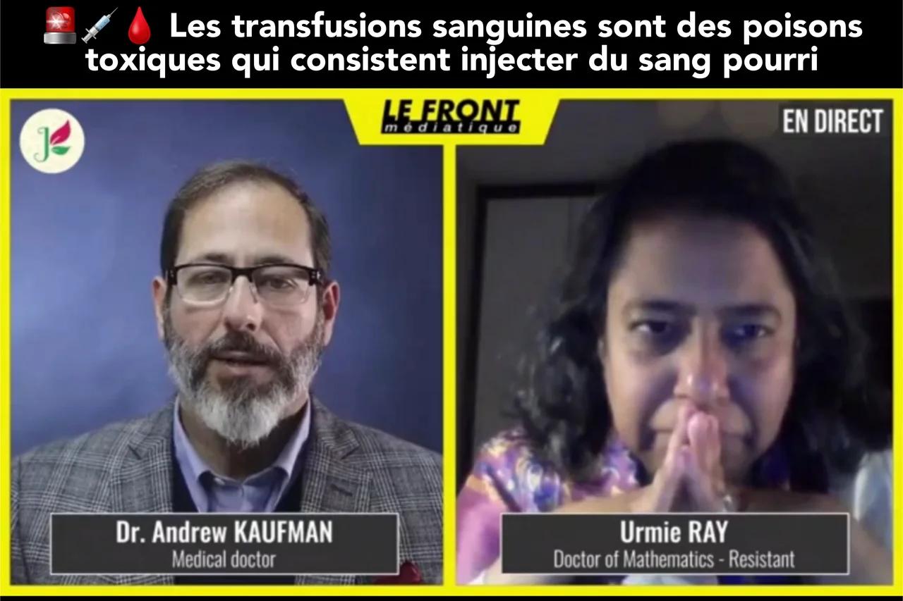 La transfusion sanguine est un poison toxique (injection de sang pourri ...