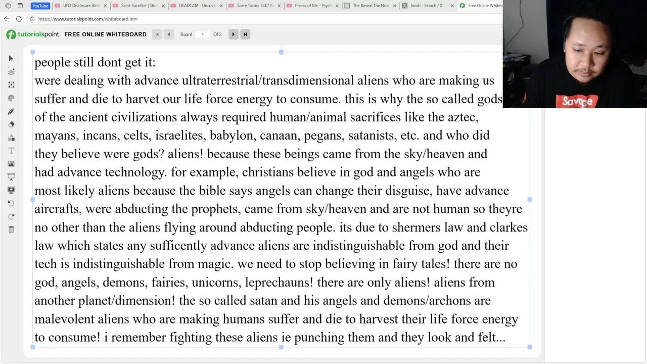 bible simulation or loosh farm?