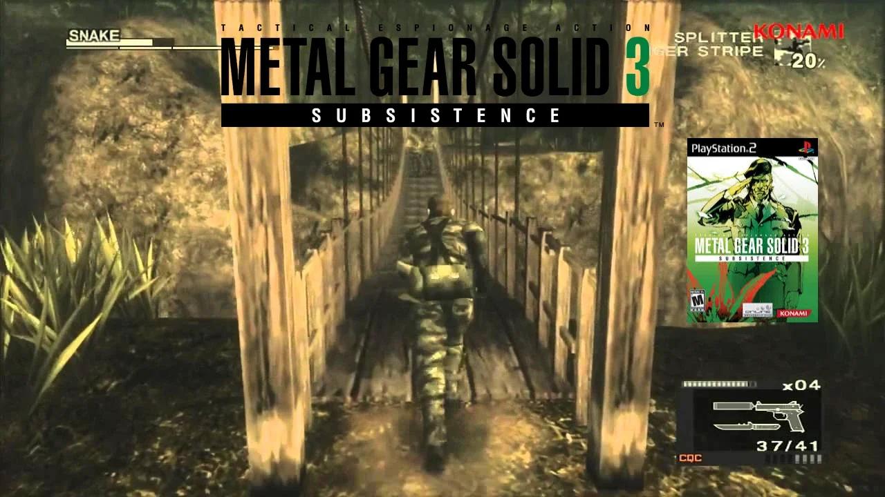 Metal Gear Solid 3: Subsistence (2005) - PS2 Classic Gameplay