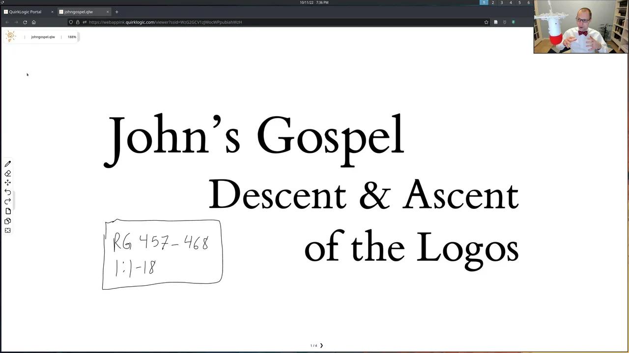 John's Gospel: The Descent & Ascent of the Logos