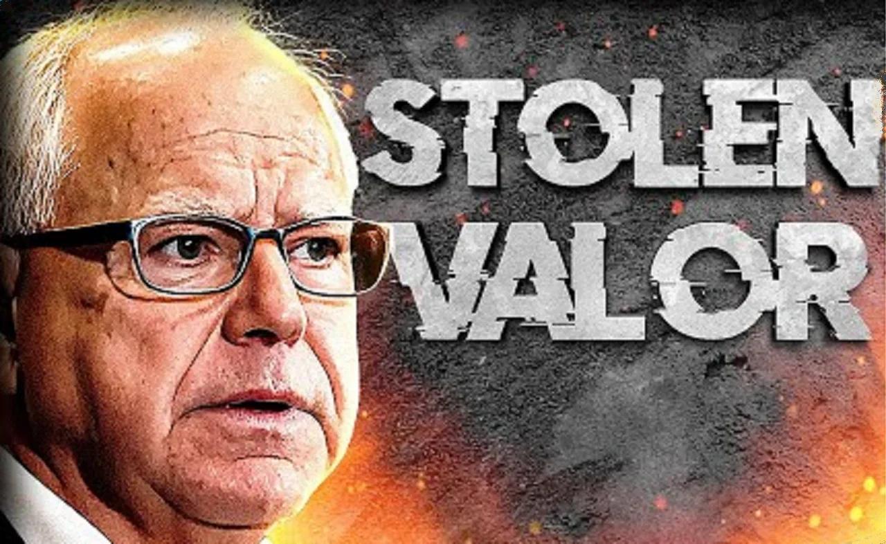 The Tim Walz Stolen Valor Scandal