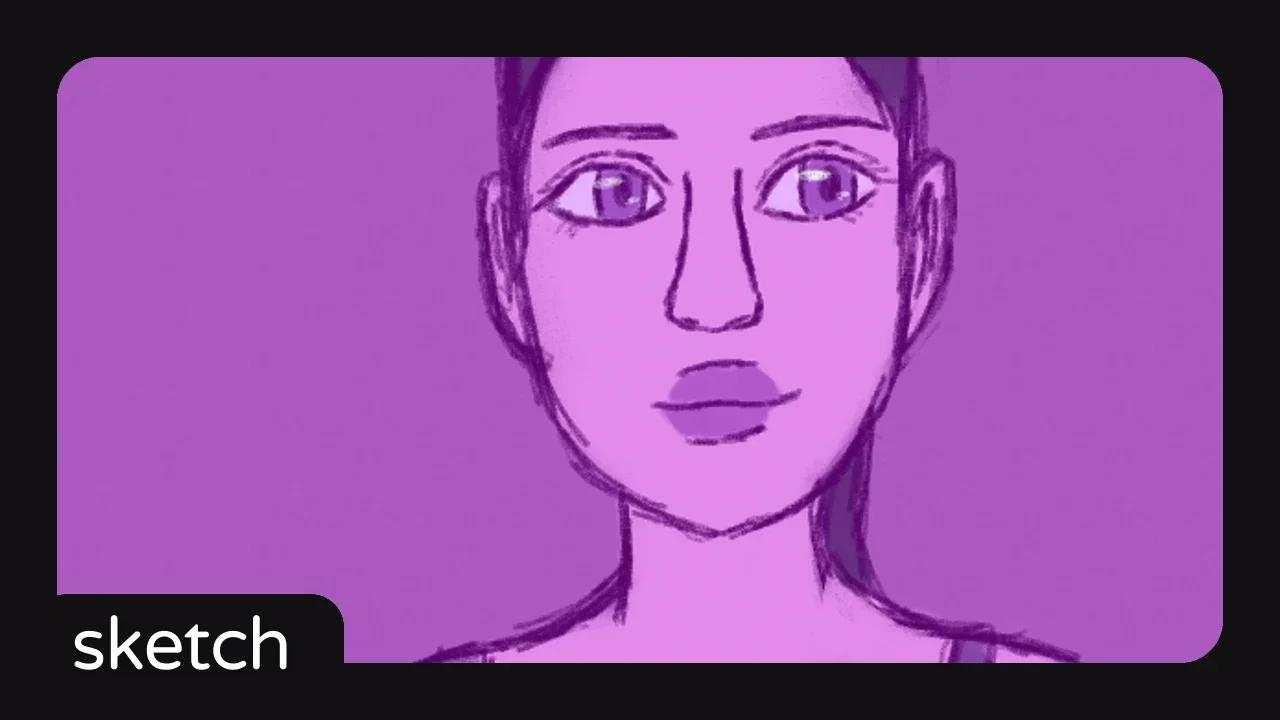 sketch #4 - digital art in krita
