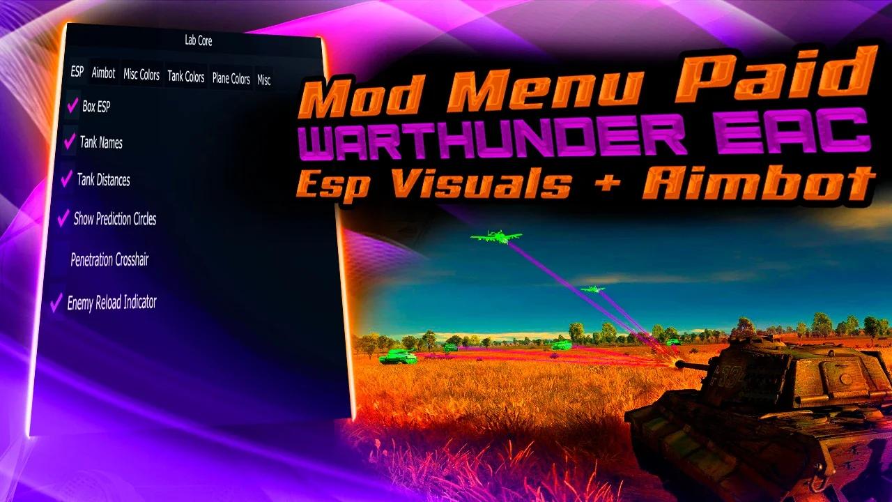 War Thunder Eac Cheat + ESP TANQS & PLANES+ AIMBOT | PREDICTION CIRCLE