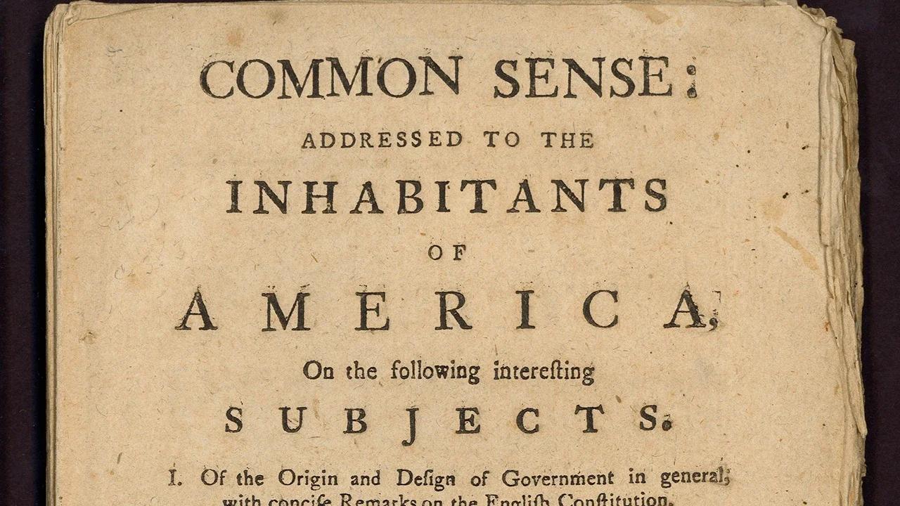 Common Sense: The Most Brilliant Pamphlet in History?