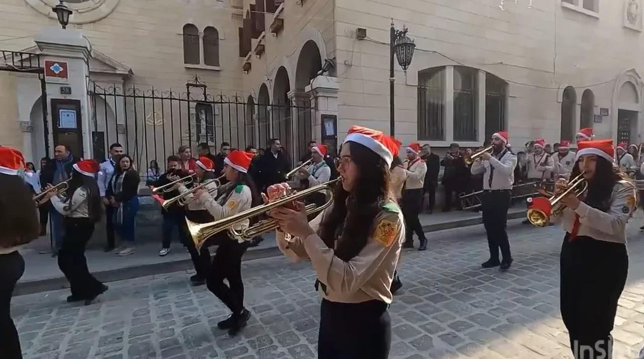 Christmas in Syria Damascus 2025