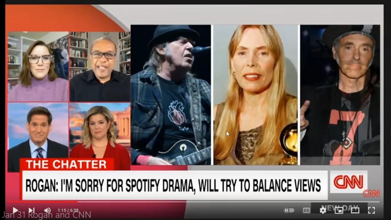 CNN Plays 33 Seconds of Joe Rogan Clip - Telling More Outlandish LIES