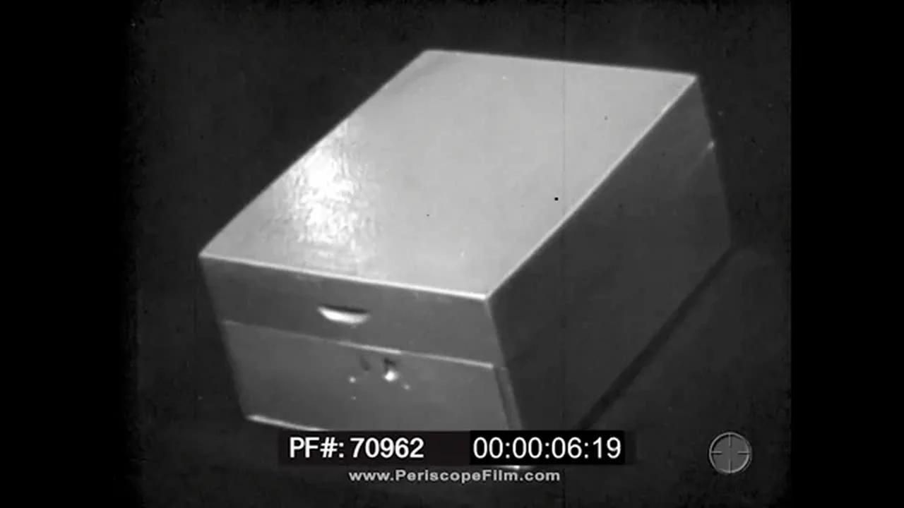 70962 Demonstration of German Enigma Machine Silent Periscope Film