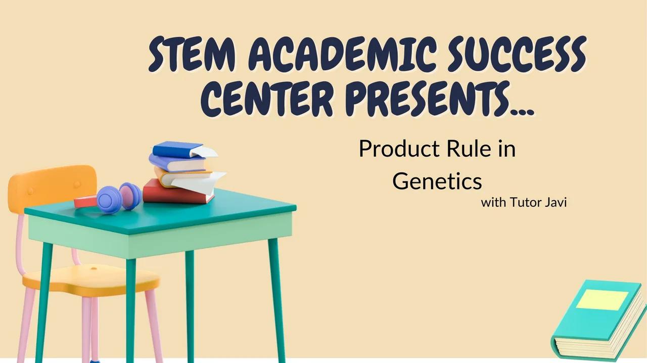 Tutor Video - Product Rule in Genetics