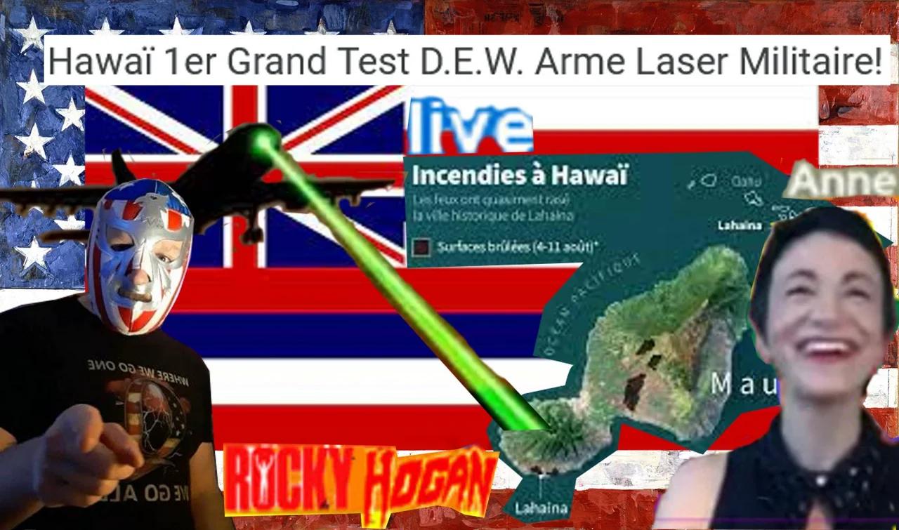 🇺🇸🎙Live sur : La tragédie d'Hawaï 1er Grand Test D.E.W. Arme Laser ...