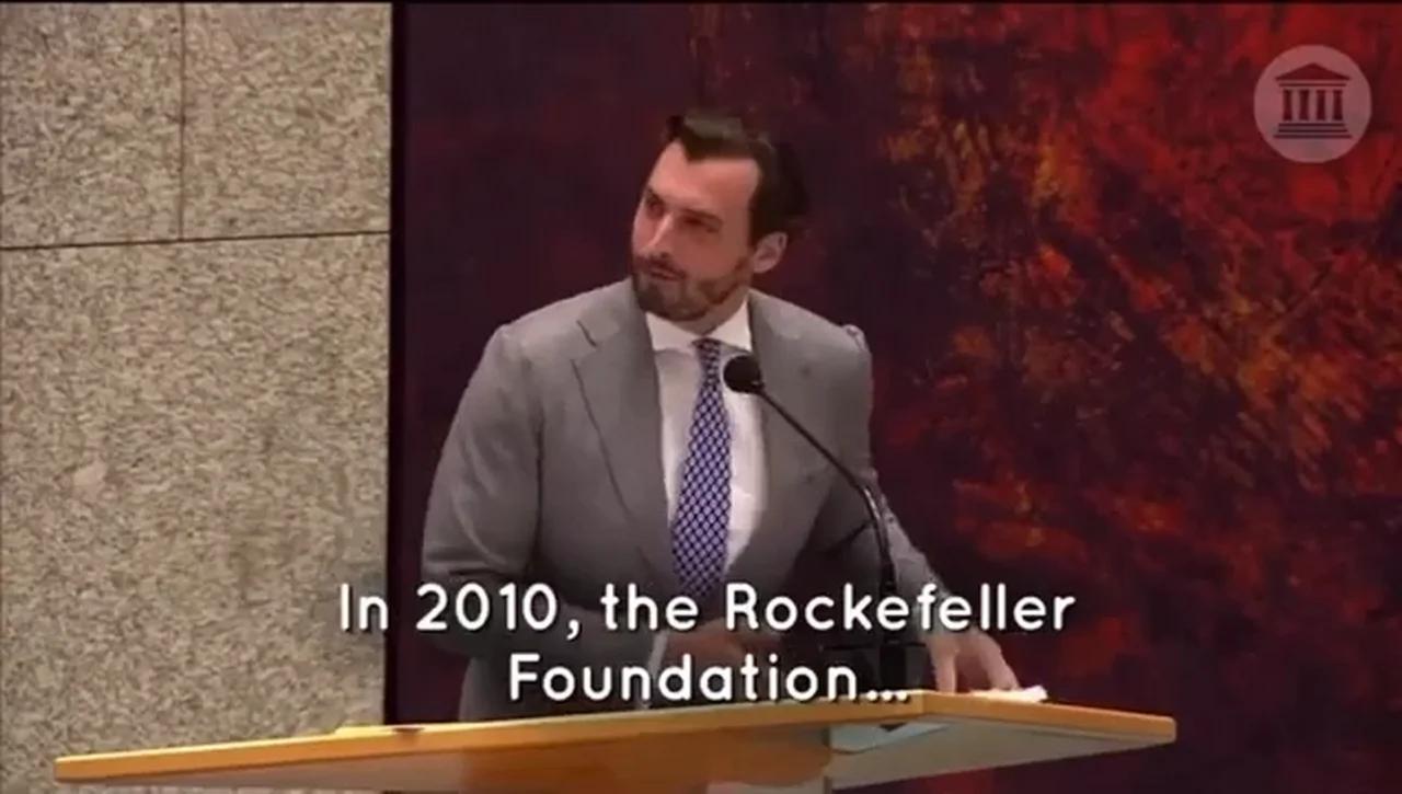 Thierry Baudet exposes the Rockefeller Foundation's "Operation Lockstep ...