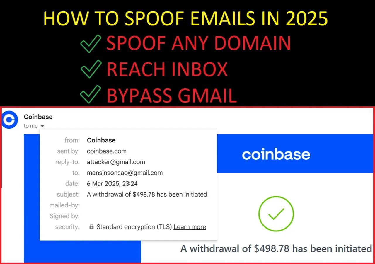 How to Spoof Emails: Dark Sender 🖤 - Python Email Spoofer [2025] ⭐⭐⭐⭐⭐ Spoofer Mass Mailer, Inbox