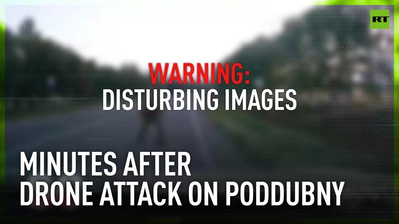 First video of Russian war correspondent wounded by drone attack ...