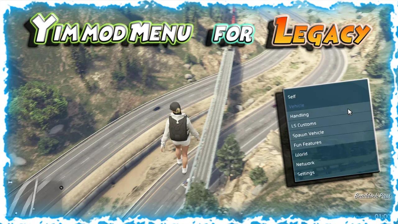 Yim Mod Menu for Legacy v9.4 + FSL for GTA 5 Online 1.70 DLC Update