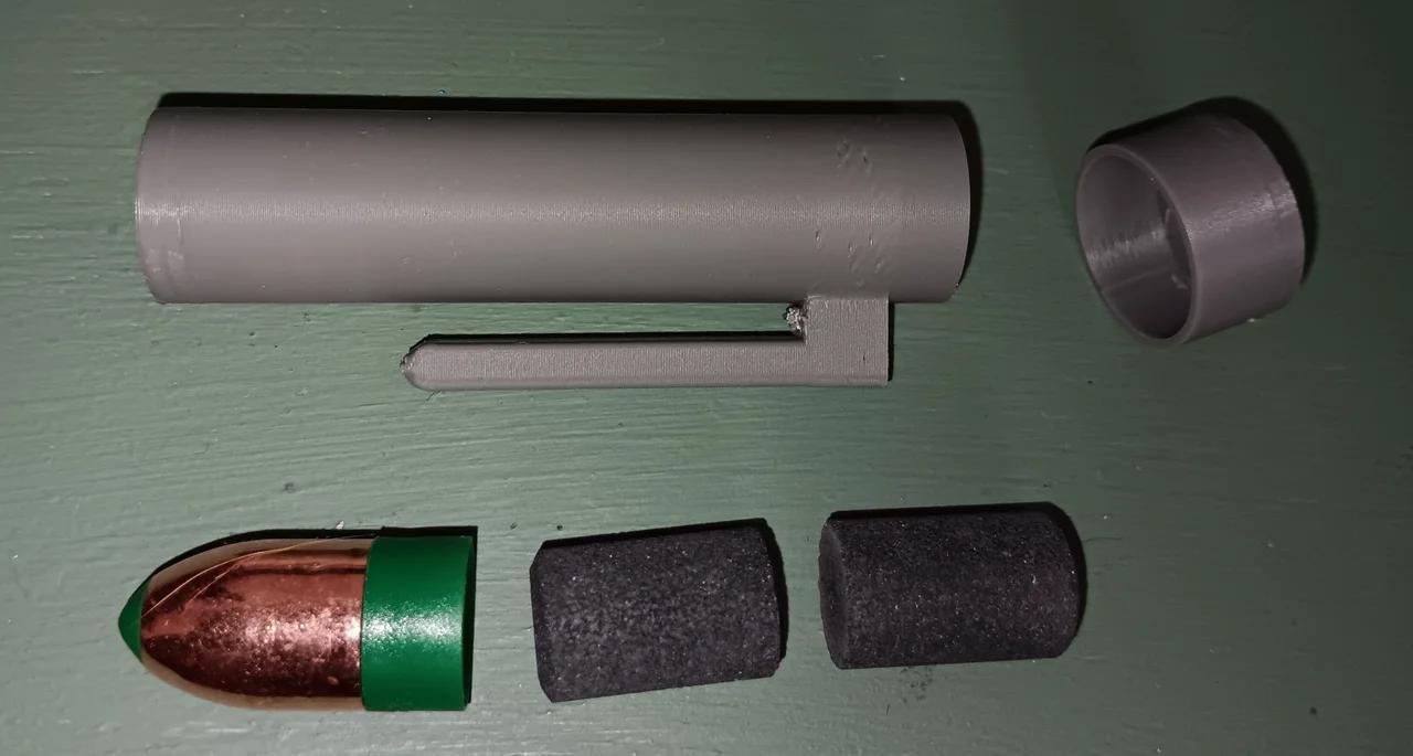 50 cal muzzleloader speed loader w. sling loop or pocket clip (updated ...