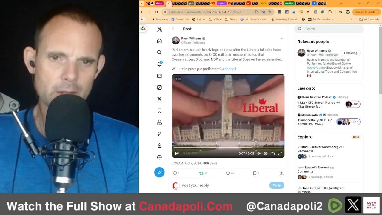 Prorogue on the Table