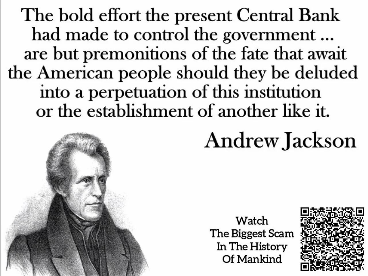 Andrew Jackson Sticker