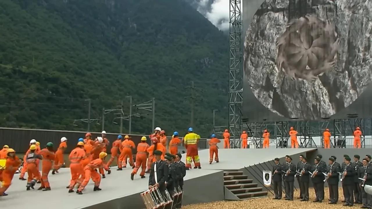 2016 Swiss Gotthard base Tunnel Opening Ceremony - Occult Satanic ...