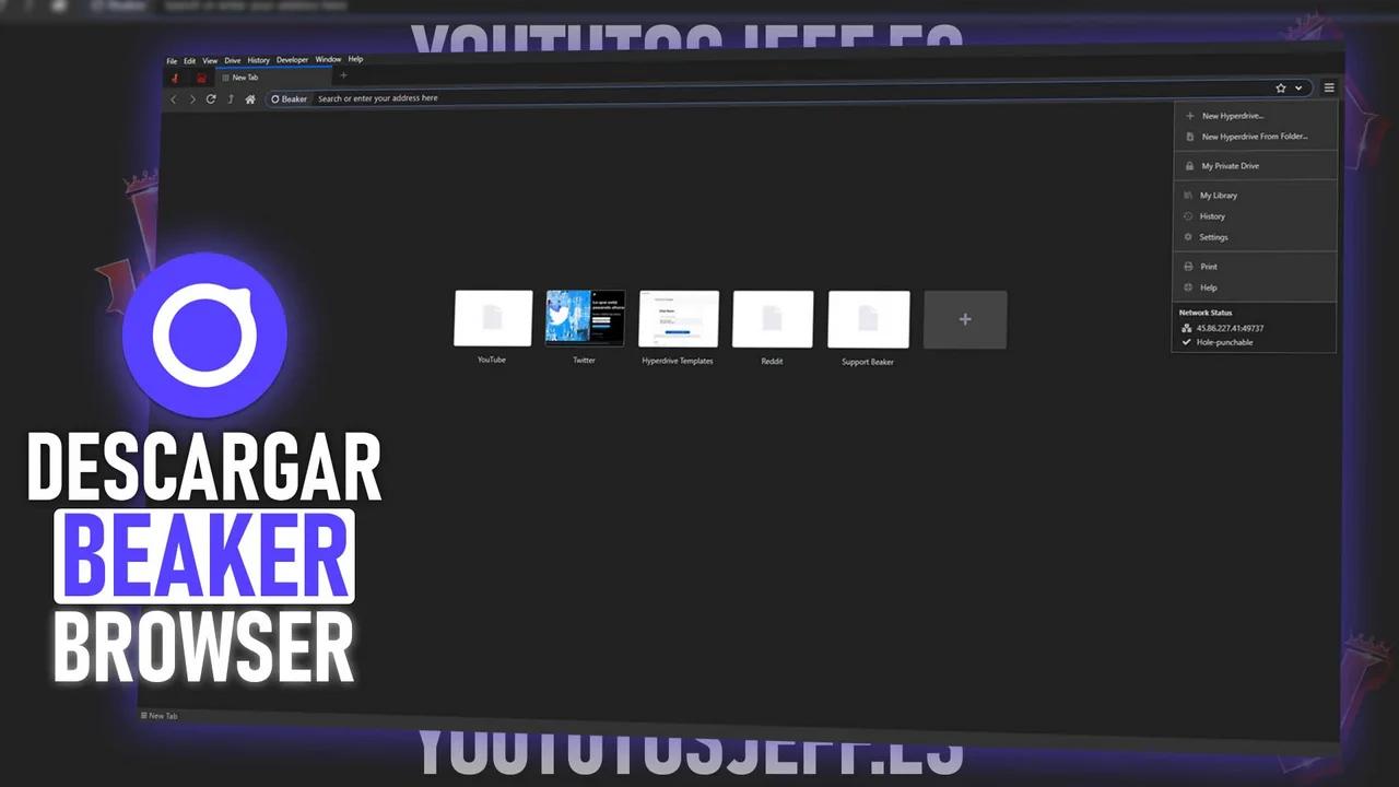 Descargar BEAKER Browser Ultima Version