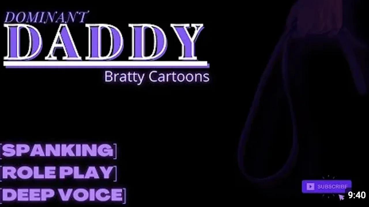 Dominant Daddy Spanking ASMR for watching Cartoons Deep VoiceRoleplayBoyfriend ASMR