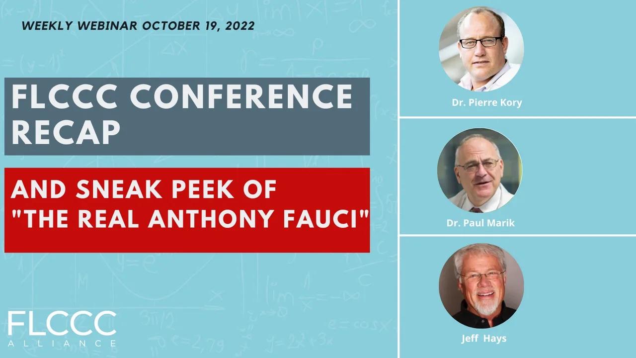 FLCCC Conference Update and Sneak Peek of “The Real Anthony Fauci ...