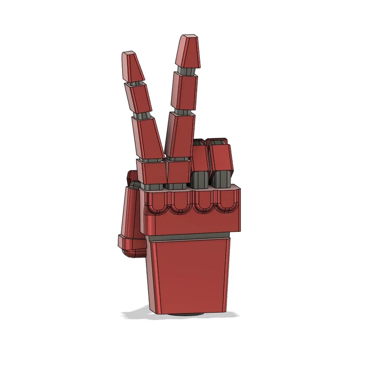 MGS 5 Peace Walker Zadornov's Prosthetic Hand Charm