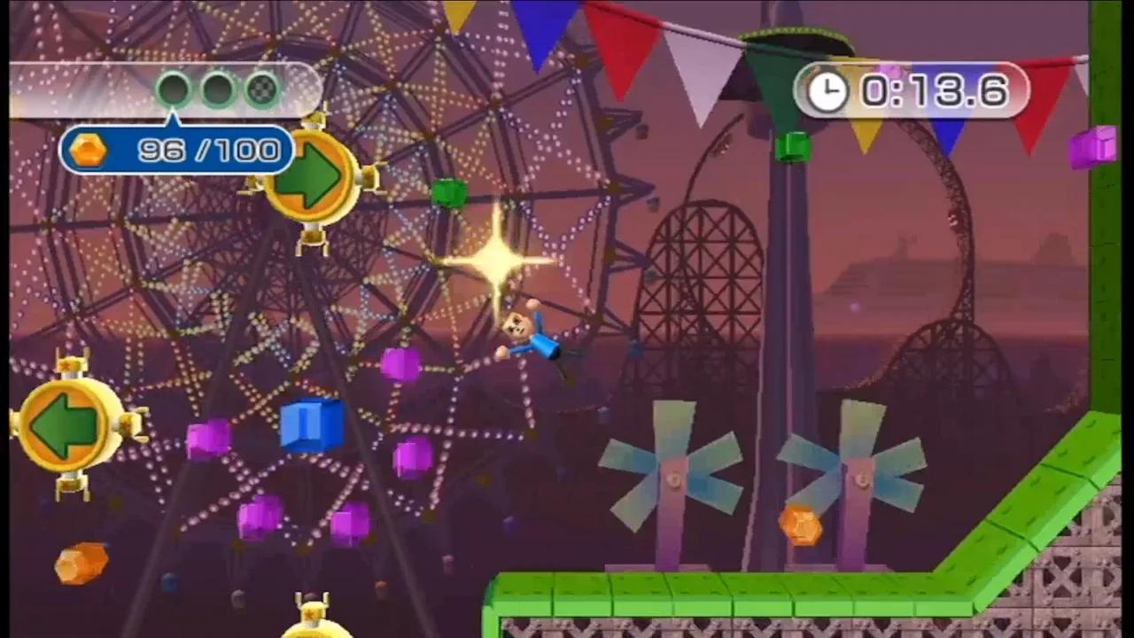 Wii Play: Motion - Jump Park Gem Hunt (All Stages)