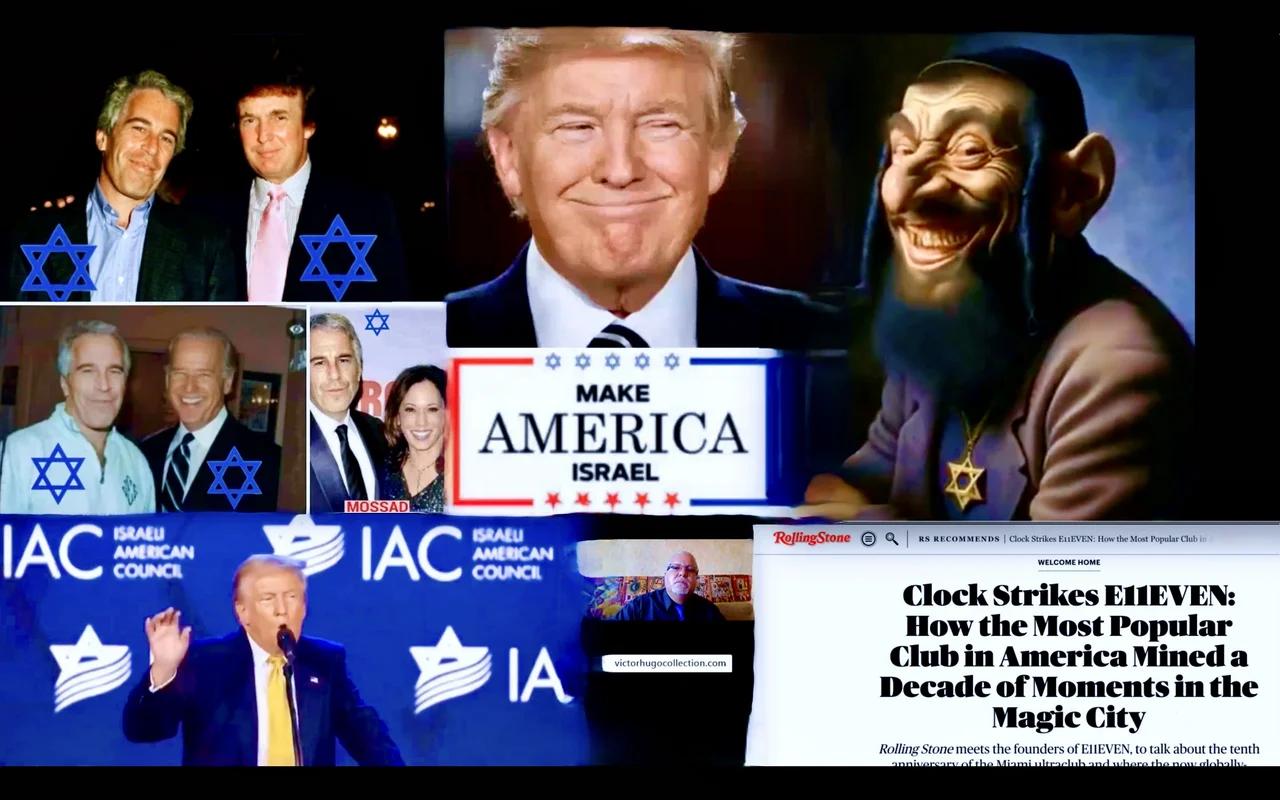 Trump Epstein Diddy Michael Simkins Club E11even Gareth Icke Jim Fetzer ...
