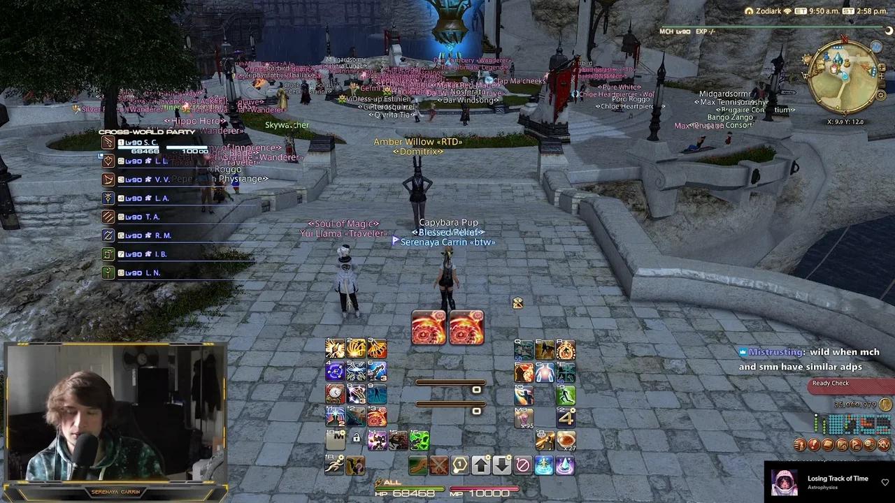 Being force disconnected through Ready Check injection at the moment of ...