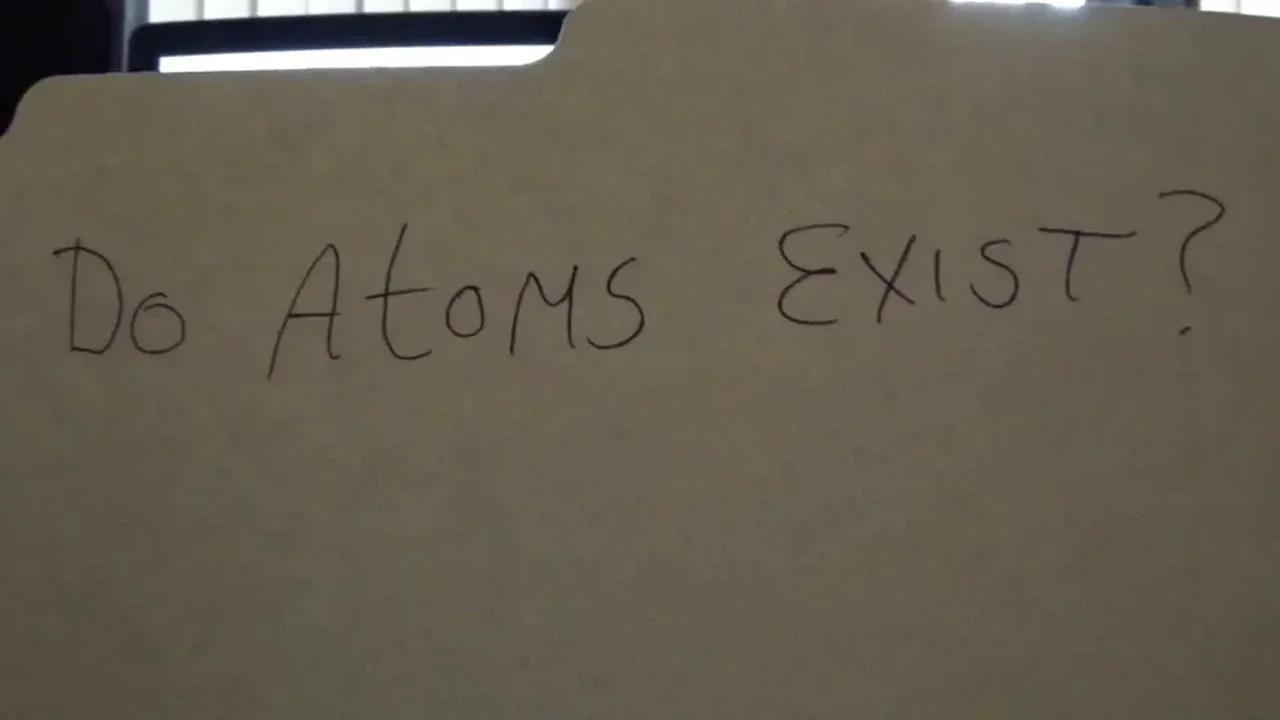 Do Atoms Exist