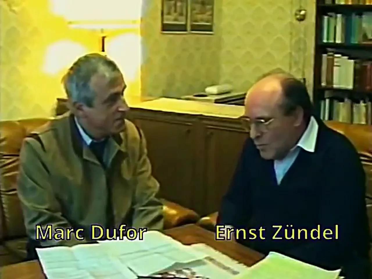 Ernst Zundel mit Marc Dufor (1991) improved