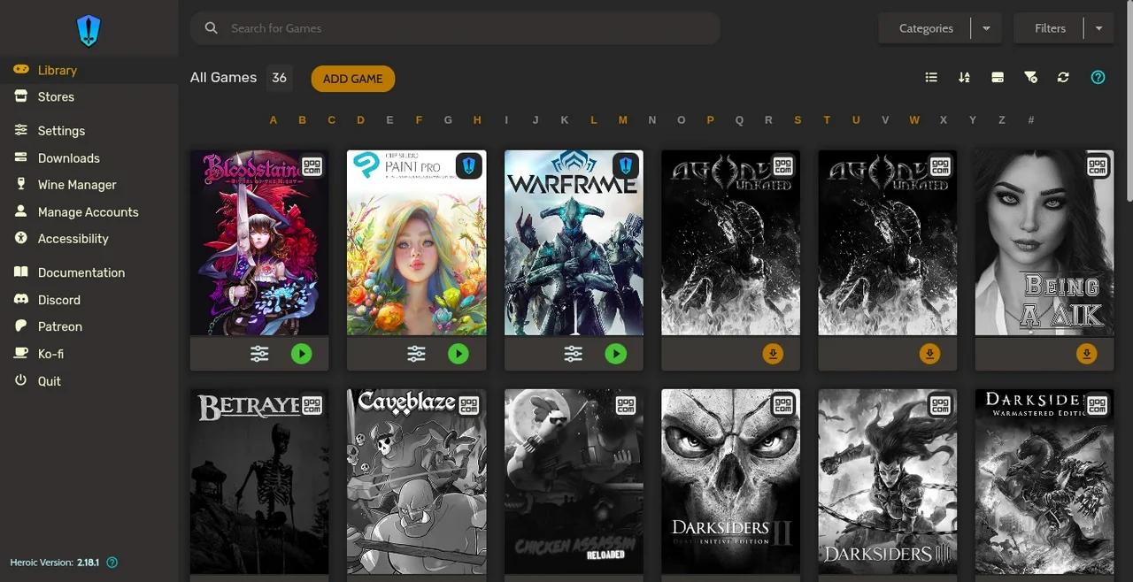Manual Installation on Heroic Launcher