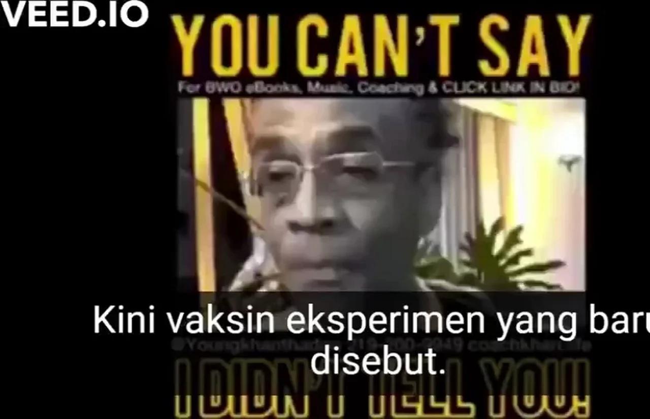 Dr. Abdul Alim Muhammad: "mRNA is not a vaccine" - It is an Operating ...