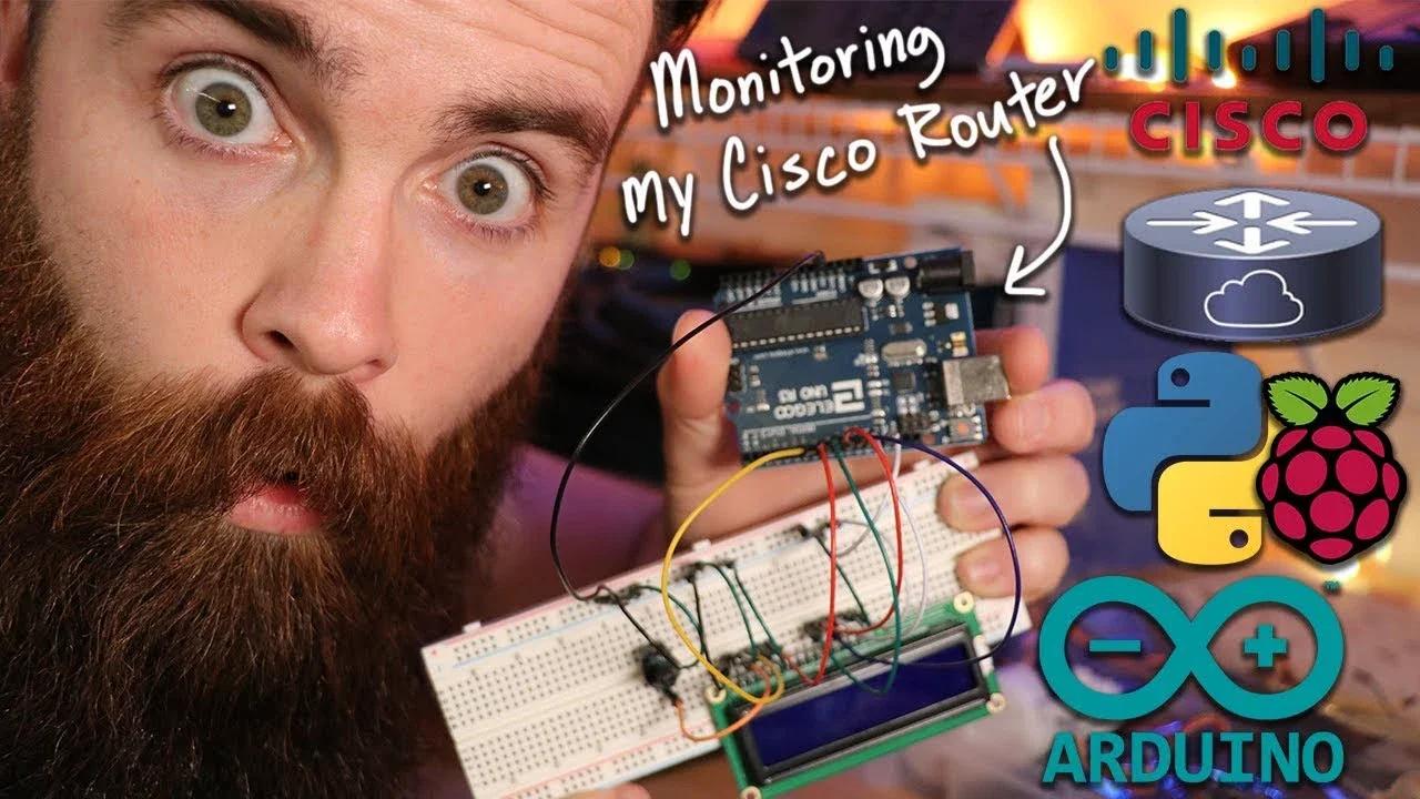 Using Arduino Raspberry Pi And Python To Monitor Cisco Router