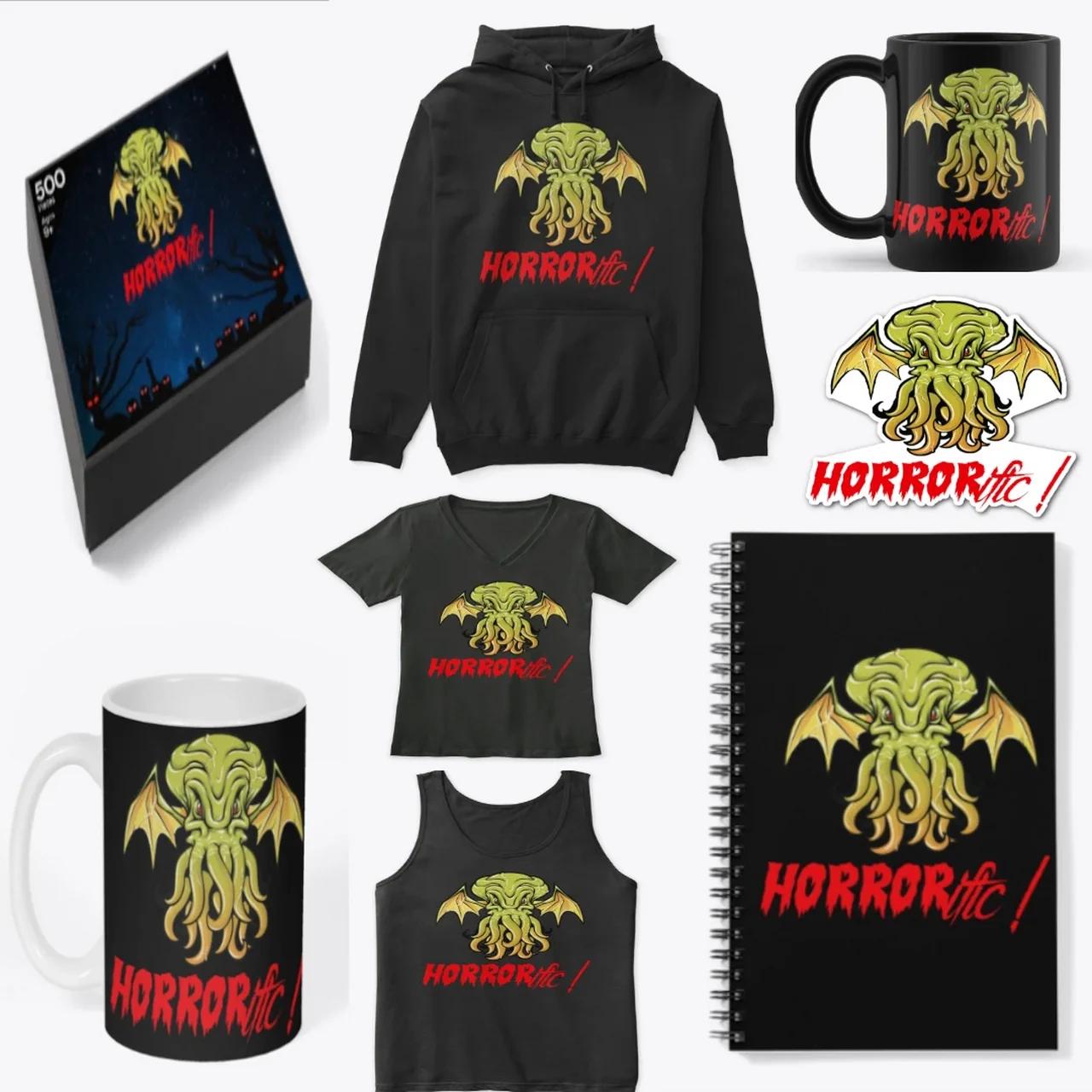 HORRORific Cthulhu merch