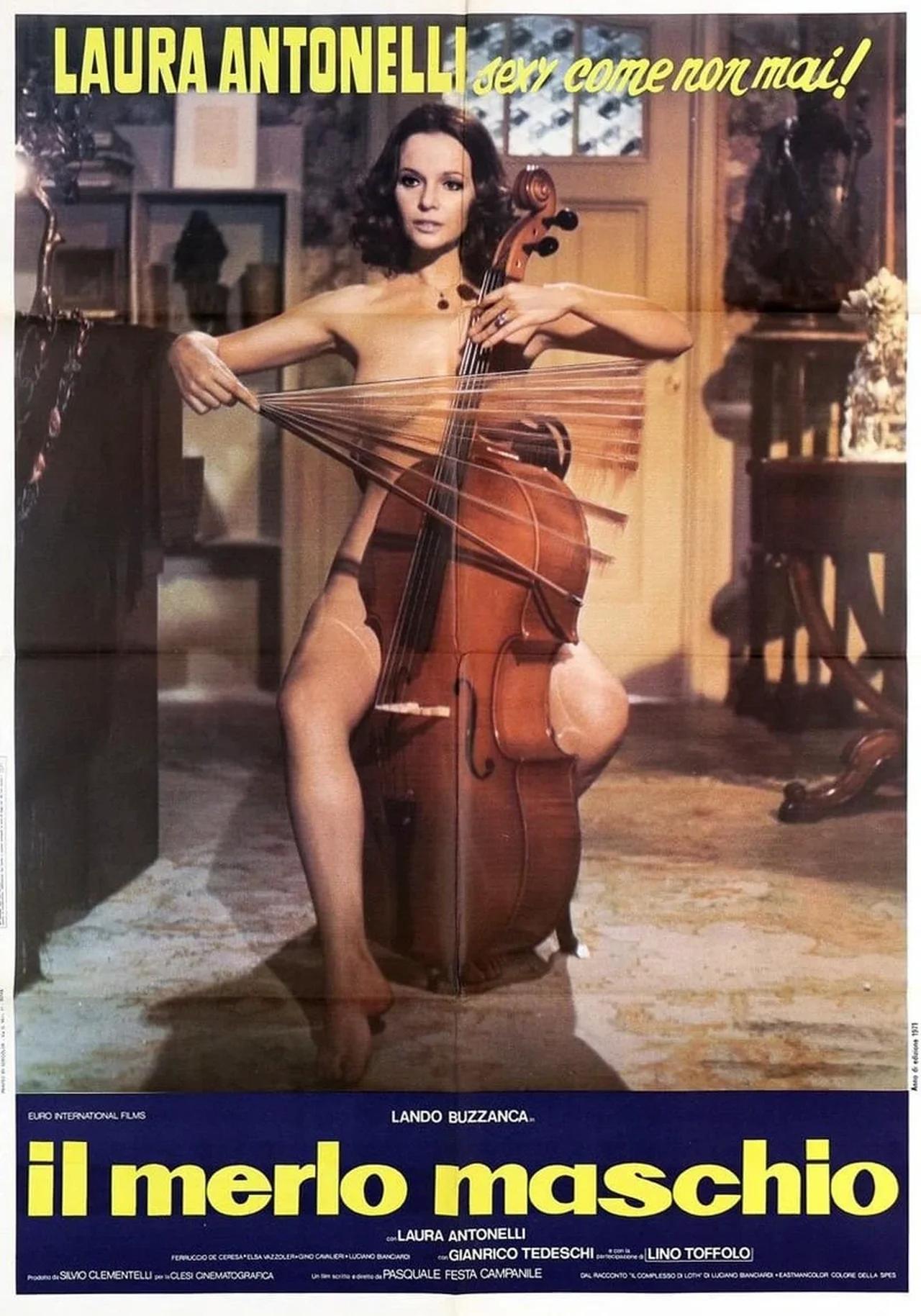 Il Merlo Maschio 1971 film cult Commedia Erotismo con Lando Buzzanca Laura Antonelli Regia ...