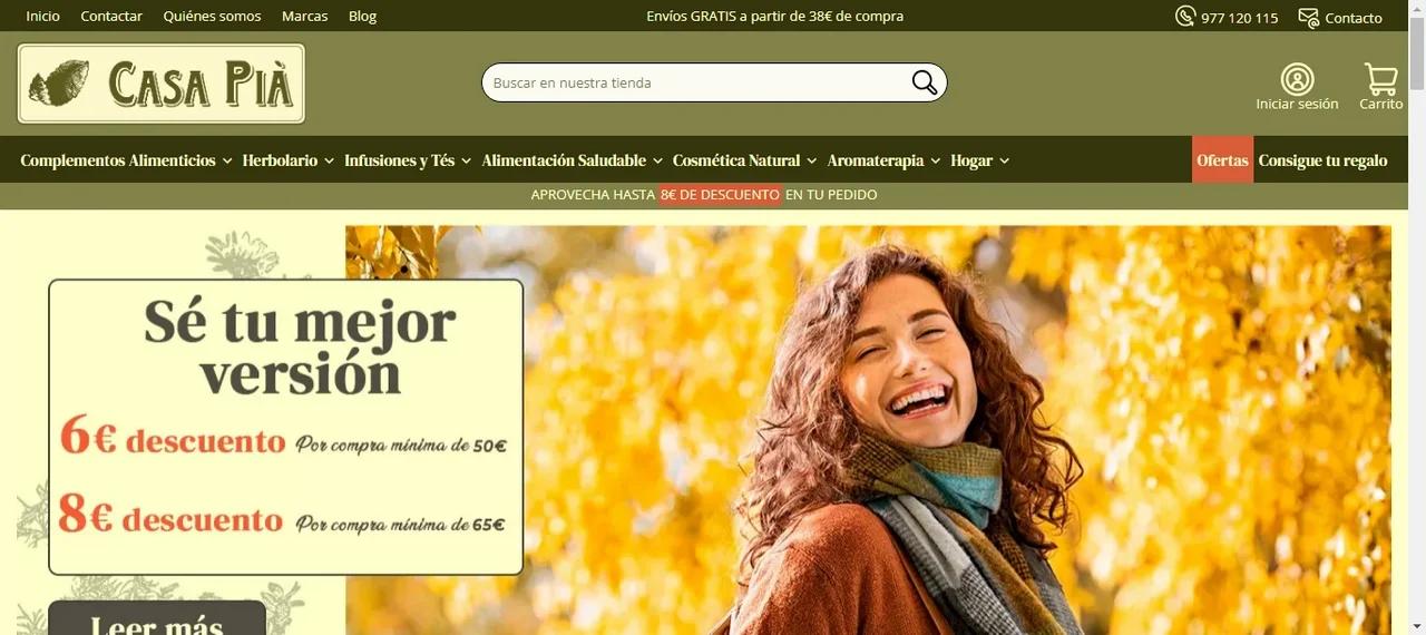 Casa Pià// Expertos en salud y bienestar natural. En nuestro Herbolario Online te ofrecemos una ...