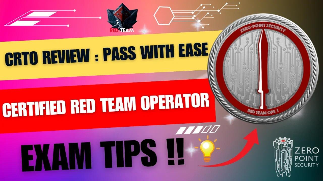 Certified Red Team Operator (CRTO) Certification - Honest Review | My ...